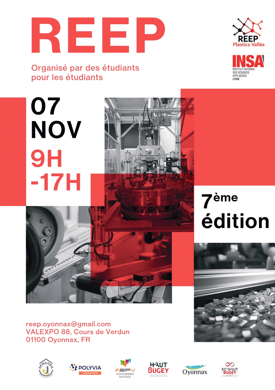 La Rencontre École/Entreprises de la Plasturgie (REEP) est de retour pour une 7ème édition ! - AEPV