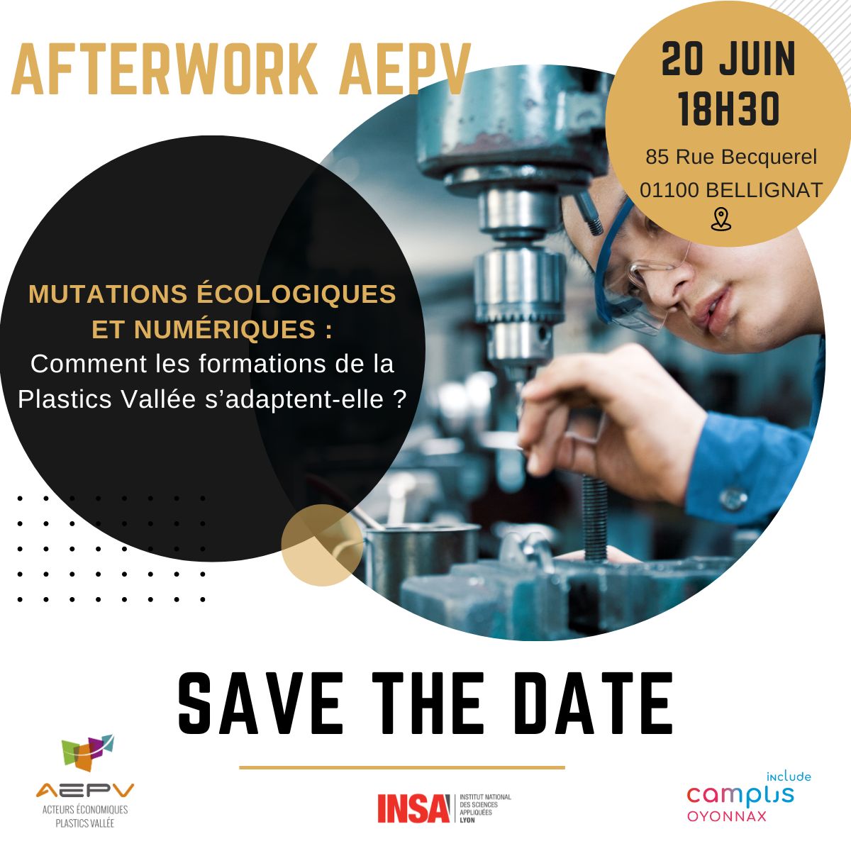 AFTERWORK AEPV : Mutations écologiques et numériques, comment les formations INSA de la Plastics ...